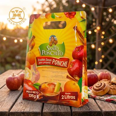 China Custom Printed Flat Bottom Stand Up Pouch with Gravure Printing for Dried Food Packaging for sale