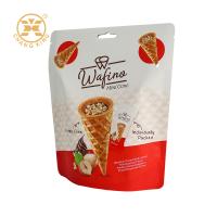 China Custom Printed Food Grade Zipper Sealed Stand Up Vacuum Packaging Bag for sale