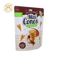 China Custom Printed Food Grade Zipper Sealed Stand Up Vacuum Packaging Bag for sale