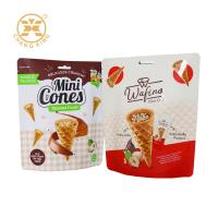 China Custom Printed Food Grade Zipper Sealed Stand Up Vacuum Packaging Bag for sale
