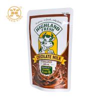 China Custom Heat Seal Food Grade Vacuum Packaging Bag with Flexo Printing for Milk and Garment Packaging for sale
