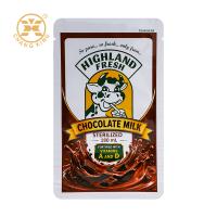 China Custom Heat Seal Food Grade Vacuum Packaging Bag with Flexo Printing for Milk and Garment Packaging for sale