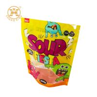 China Custom Printed Food Grade Stand Up Pouch with Zipper Top for Candy Packaging for sale