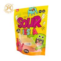 China Custom Printed Food Grade Stand Up Pouch with Zipper Top for Candy Packaging for sale