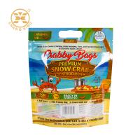 China Food Grade Customized Size Zipper Sealing Vacuum Packaging Bag for Frozen Food for sale