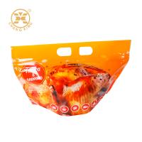 China Custom Printed Microwaveable Anti Fog Zipper Top Roast Chicken Packaging Bag for sale