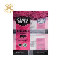 China Custom Fresh Meat Packaging Bag With Clear Window Food Packaging Vacuum Sealed Bag For Frozen Shrimp Fish Beef Pork Steak for sale
