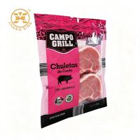 China Custom Fresh Meat Packaging Bag With Clear Window Food Packaging Vacuum Sealed Bag For Frozen Shrimp Fish Beef Pork Steak for sale