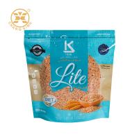 China Custom Printed Food Grade Plastic Sealed Bag with Gravure Printing and Moisture Proof for Flour Cereal Packaging for sale