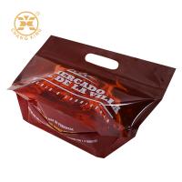 China Custom Microwaveable Anti Fog Zipper Top Roast Chicken Packaging Bag for Rotisserie Chicken for sale