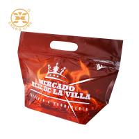 China Custom Microwaveable Anti Fog Zipper Top Roast Chicken Packaging Bag for Rotisserie Chicken for sale