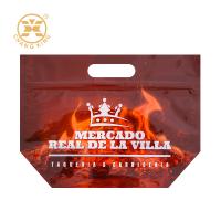 China Custom Microwaveable Anti Fog Zipper Top Roast Chicken Packaging Bag for Rotisserie Chicken for sale