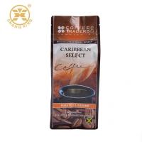 China 12oz Aluminum Foil Coffee Bean Packaging Bags with Degassing Valve - 150g to 500g Custom Sizes, FDA & ISO9001 Certified for sale