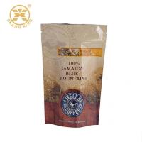 China 12oz Custom Printed Aluminum Foil Standing Coffee Pouch with Ziplock and Valve - 4oz to 16oz Sizes Available for sale
