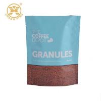 China 500g UV Coating Matte Stand Up Coffee Pouch with Degassing Valve and Zipper - Custom Sizes 250g to 2kg for sale