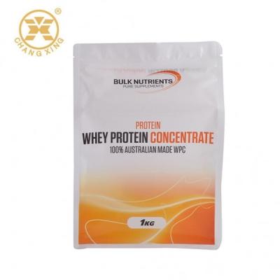 China 20-200 Micron Flat Bottom Stand-Up Bread Storage Bags with Zipper Lock - 250g to 2kg Custom Sizes for sale
