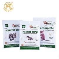 China Pet Food Packaging High capacity aluminum foil square bottom pet food plastic bags for sale