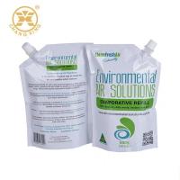 China 1L White Detergent Stand Up Pouch with Spout Bag - Custom OEM Packaging for 250g to 2kg Powder Products for sale