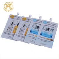 China Custom Printed AL PE Plastic Cosmetic Spout Pouch 250g-2kg Sizes with FDA ISO9001 Certification for Liquid Cream Samples for sale