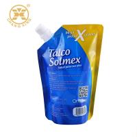 China 500ML 1L Custom Liquid Detergent Stand Up Pouch with Spout - Gravure Printing & FDA Certified Packaging for sale