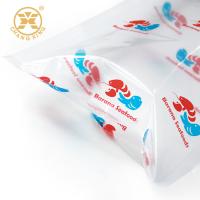 China 3 Side Sealed 250g ALOX Aluminum Foil Vacuum Packaging Pouch with Tear Notch for Frozen Food for sale