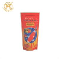 China Aluminum Foil Stand Up Pouch Flat Bottom Organic Fertilizer Packaging Bags 20-200 Microns 250g-5kg Sizes for sale