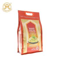 China Flat Bottom 2.5kg 4.5kg Heavy Duty Nylon Plastic Bags for Rice Packaging with 20-200 Micron Thickness for sale