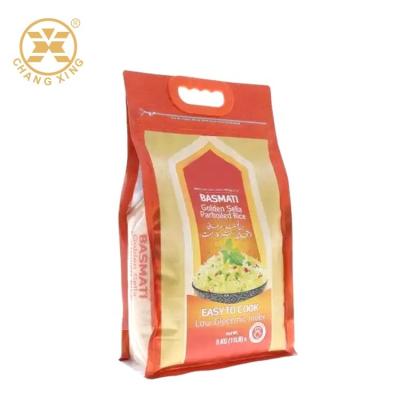 China Flat Bottom 2.5kg 4.5kg Heavy Duty Nylon Plastic Bags for Rice Packaging with 20-200 Micron Thickness for sale