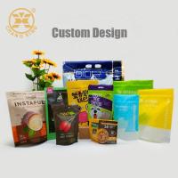 China 5kg Rice Packaging Zip Lock Bags with Flat Bottom Design - 20-200 Micron Thickness Food Grade Plastic with UV Vanish for sale