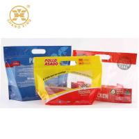 China BOPP Anti-fog Rotisserie Chicken Packaging Bags 20-200 Microns Thickness with Resealable Zipper for 250g-5kg Sizes for sale