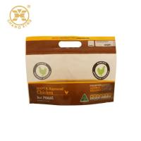 China BOPP Anti-fog Rotisserie Chicken Packaging Bags 20-200 Microns Thickness with Resealable Zipper for 250g-5kg Sizes for sale