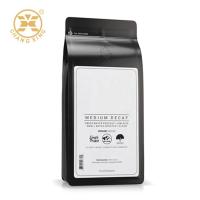 China CPP Resealable Coffee Packaging Bags With Valve - 20-200 Micron Thickness, 250g-5kg Capacity Flat Bottom Stand Up Pouch for sale