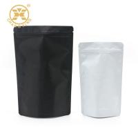 China Matte Resealable CPP Coffee Bean Bags with Degassing Valve - 20-200 Micron Thickness, 250g-5kg Sizes for sale