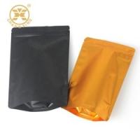 China Matte Resealable CPP Coffee Bean Bags with Degassing Valve - 20-200 Micron Thickness, 250g-5kg Sizes for sale