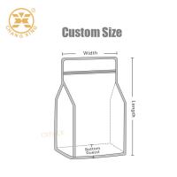 China Flat Bottom VMPET Aluminum Coffee Bags 250g-500g with Zip Lock and Food Grade Certification for sale