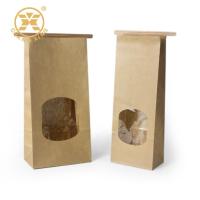 China PEO BOPP Standing Zipper Bakery Bread Packaging Bag With Clear Window - Food Grade Kraft Paper & Plastic Composite for sale