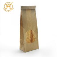 China PEO BOPP Standing Zipper Bakery Bread Packaging Bag With Clear Window - Food Grade Kraft Paper & Plastic Composite for sale