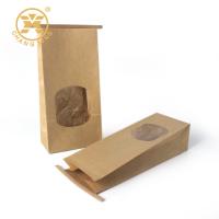 China PEO BOPP Standing Zipper Bakery Bread Packaging Bag With Clear Window - Food Grade Kraft Paper & Plastic Composite for sale