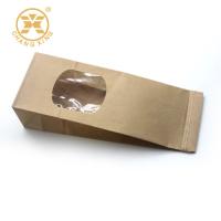China PEO BOPP Standing Zipper Bakery Bread Packaging Bag With Clear Window - Food Grade Kraft Paper & Plastic Composite for sale