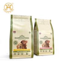 China Custom Aluminum Foil Resealable Pet Food Bags 5kg 10kg 15kg with Block Bottom Design for sale