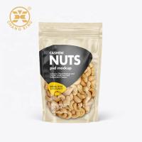 China 750g Custom Food Grade Eco-Friendly Reusable Zipper Stand-Up Packaging Bag for Nuts and Snacks with 20-200 Micron Thickness for sale