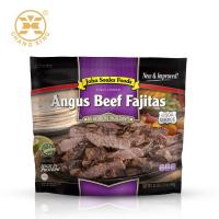 China 100g Beef Jerky Packaging Bag with Aluminum Foil Lining 20-200 Microns Thickness Resealable Zipper for sale