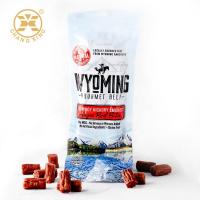 China 100g Beef Jerky Packaging Bag with Aluminum Foil Lining 20-200 Microns Thickness Resealable Zipper for sale