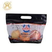 China 1000g Apple Laminated Clear Custom Frosted Slider Reclosable Bag Zipper Plastic Bags for sale