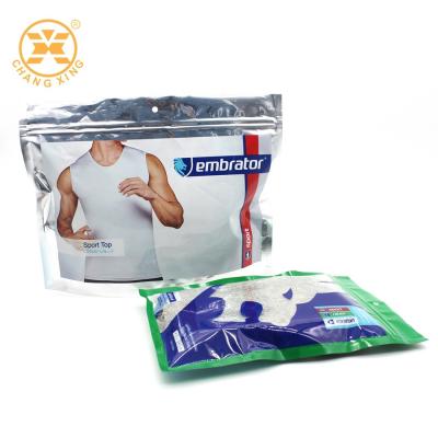China 200 Micron Ziplock Garment Packaging Bags - Custom Clear Mylar Plastic Bags for Clothing with 20-200 Micron Thickness for sale
