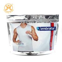 China OEM PE Clothing Packaging Bags with Frosted Zip Lock - 20-200 Micron Thickness, Custom Sizes 250g to 5kg for sale