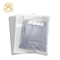China OEM PE Clothing Packaging Bags with Frosted Zip Lock - 20-200 Micron Thickness, Custom Sizes 250g to 5kg for sale