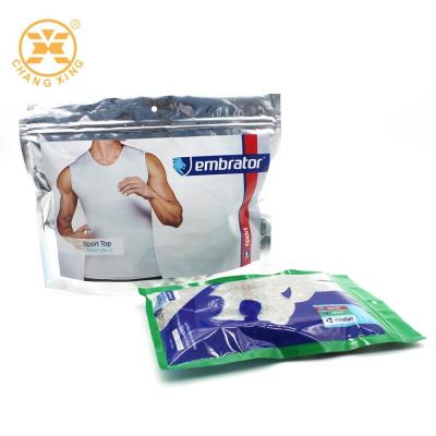 China 80 Microns Resealable Garment Packaging Bag with Frosted Zipper - 250g to 5kg Sizes, SGS Certified for sale