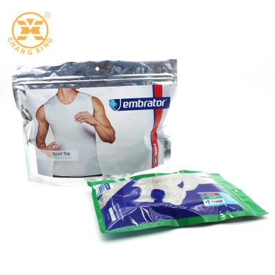 China BOPP Resealable Clothing Packaging Bags 80-200 Microns With Logo Custom Sizes 250g to 5kg for sale