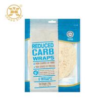 China VMPET Tortilla Wraps Packaging Bag 500g Capacity with Heat Seal and Custom Printing for Bakery Products for sale